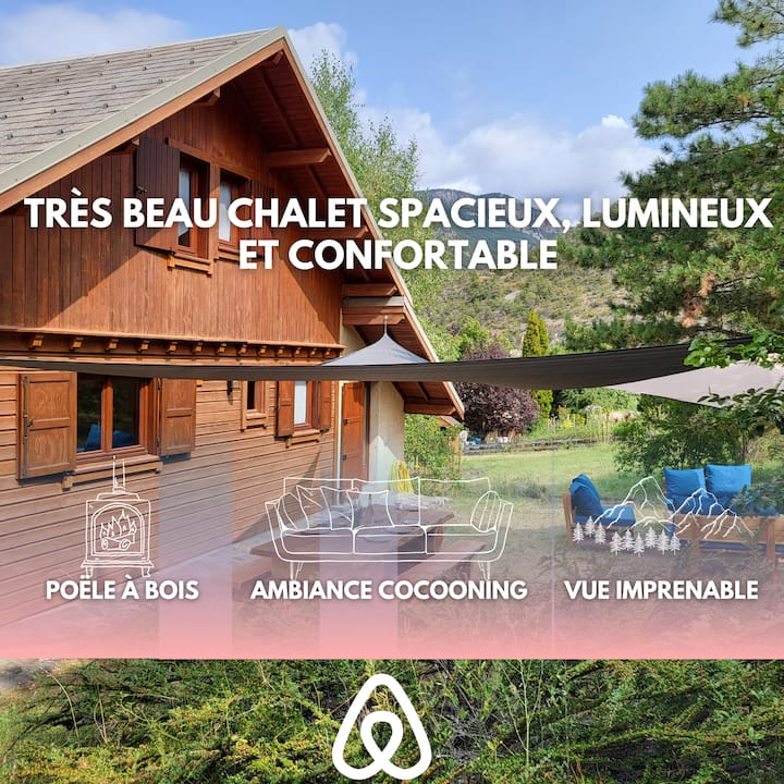 Chalet Lumineux Entre Risoul/vars Et Le Queyras - Risoul