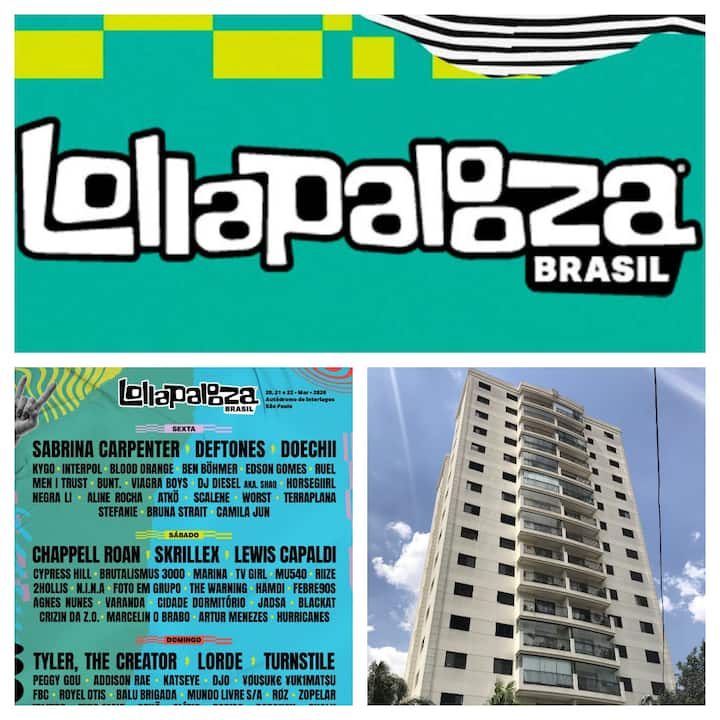 Sp Expo/berrini/ Congonhas/83 Mts/4 Pessoas/pet - São Paulo