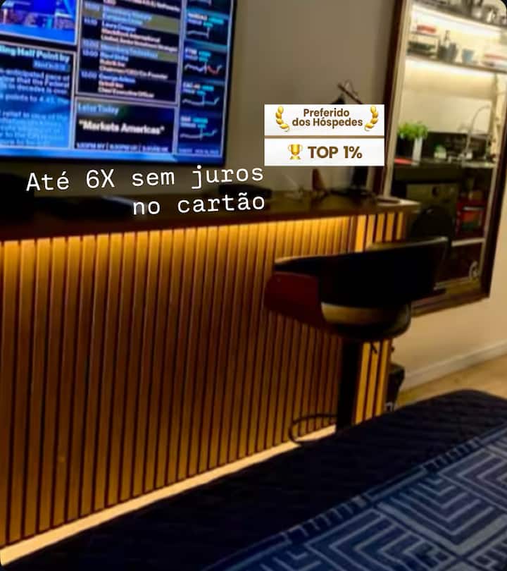 Copacabana Stylish Studio - 4,99 Reliable - Top 1% - Rio de Janeiro