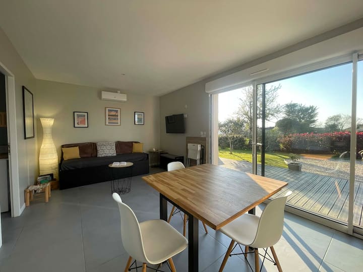 Logement Entier Climatisé Avec Jardin - Gironde