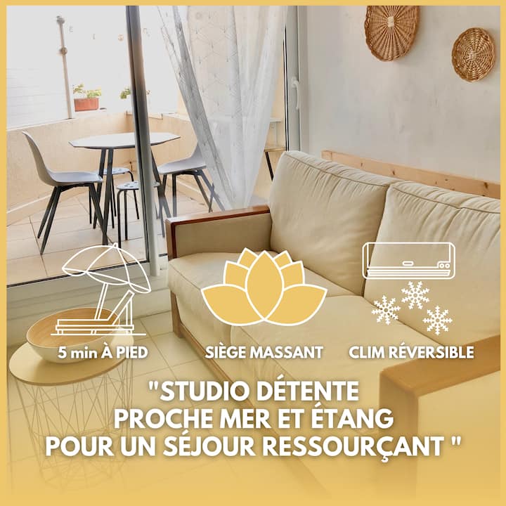 Séjour Relaxant Proche Mer Et éTang - Wifi, Clim - Balaruc-les-Bains