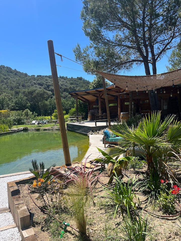 Domaine 3 Gites En Pleine Nature Piscine Naturelle - Vaucluse