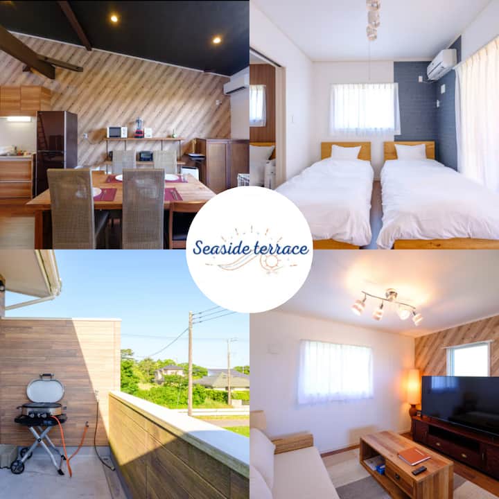 【シーサイド1】一宮海岸すぐ ！わんちゃんOk・bbq＆星空が楽しめるプライベートヴィラ - Chiba Prefecture