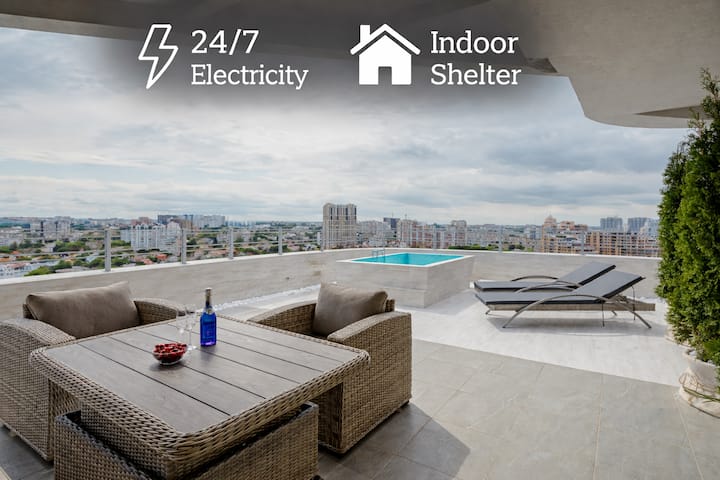 Charming View | Terrace | Loungers| Mini-pool - Odesa