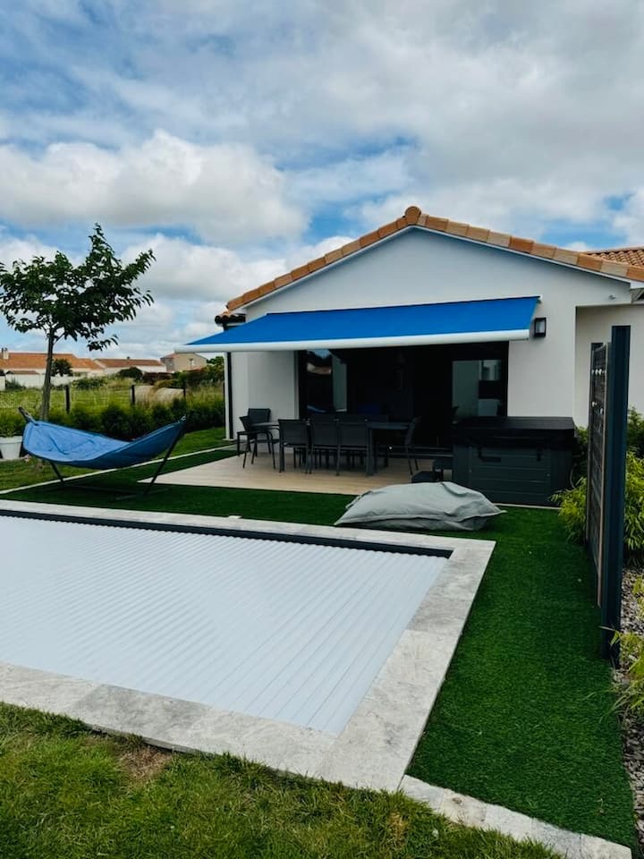 Maison 8 Couchages Spa Et Piscine (Juin-sept) - Jard-sur-Mer