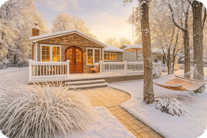 Birch Cottage | Fireplace + Hot Tub- Walk To Beach - Lakeport State Park, Lakeport