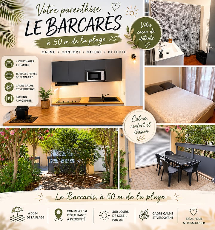 Appartement 50 M De La Plage - Le Barcarès