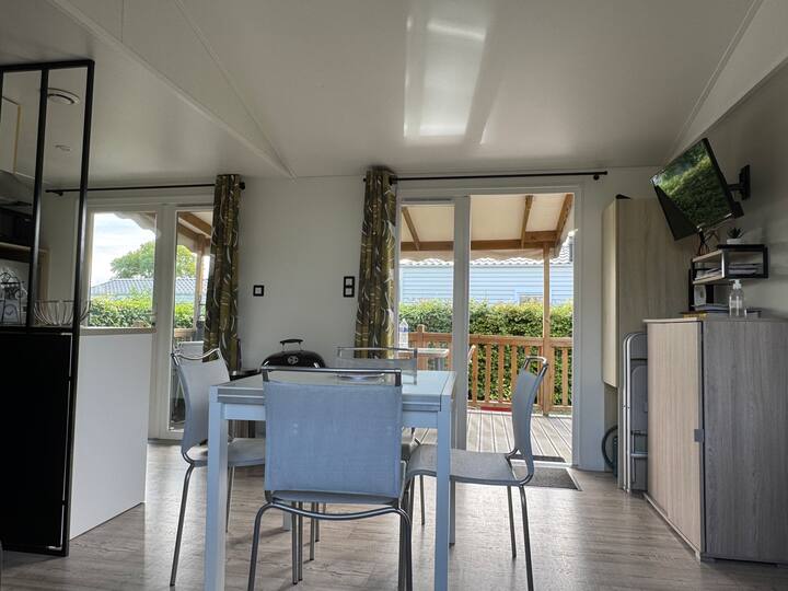 Mobile-home - Camping 5*- 6 Personnes - 3 Chambres - Basse-Normandie