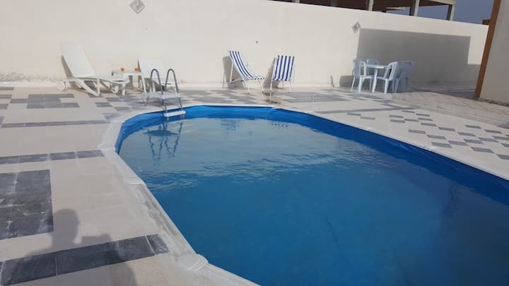 Villa 1 Sans Vis A Vis Individuelle Avec Piscine - Djerba