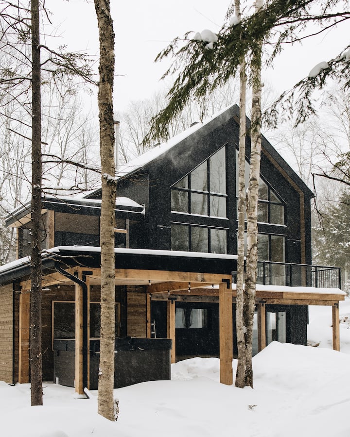 Chalet Metsa Tremblant - Spa - Sauna - Forest - Laurentides