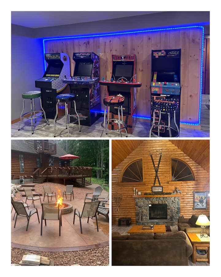 Crystal Mt Betsie River 4 Bedroom Golf/ski Home. - Thompsonville, MI