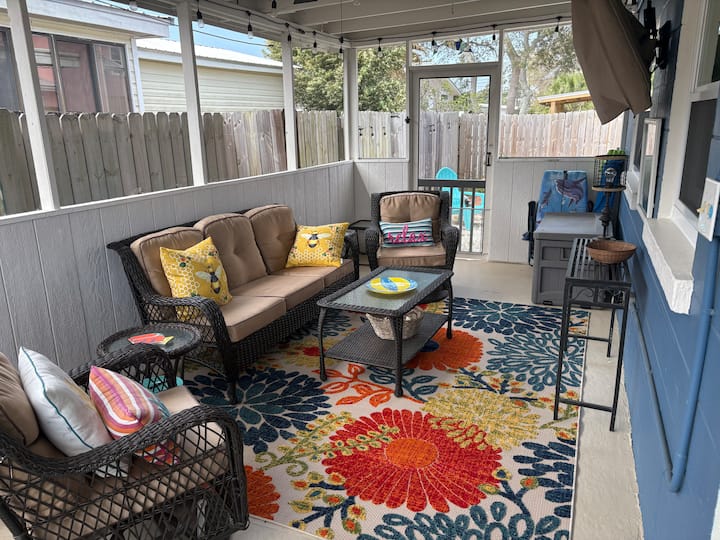 Boho Cabin- Steps To Beach-dogs Ok-near 30a - Panama City Beach, FL