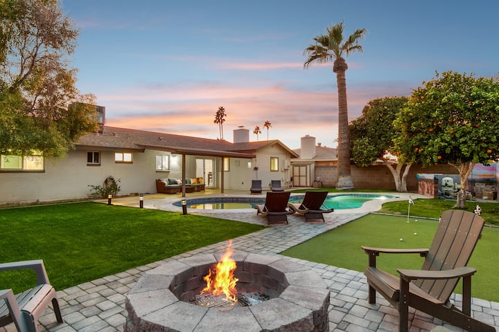 Renovated House With Heated Pool\/putting Green Near Spring Training Facilities - Tempe, AZ