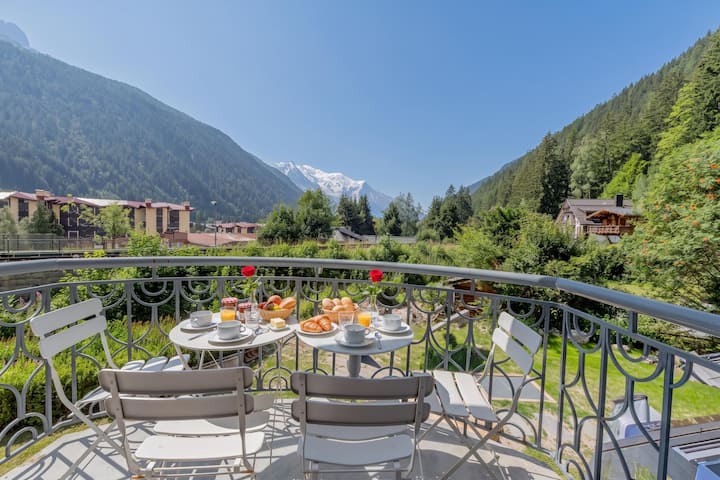 Le Cristal Nb8 Mont-blanc View, Pool & Parking - Chamonix