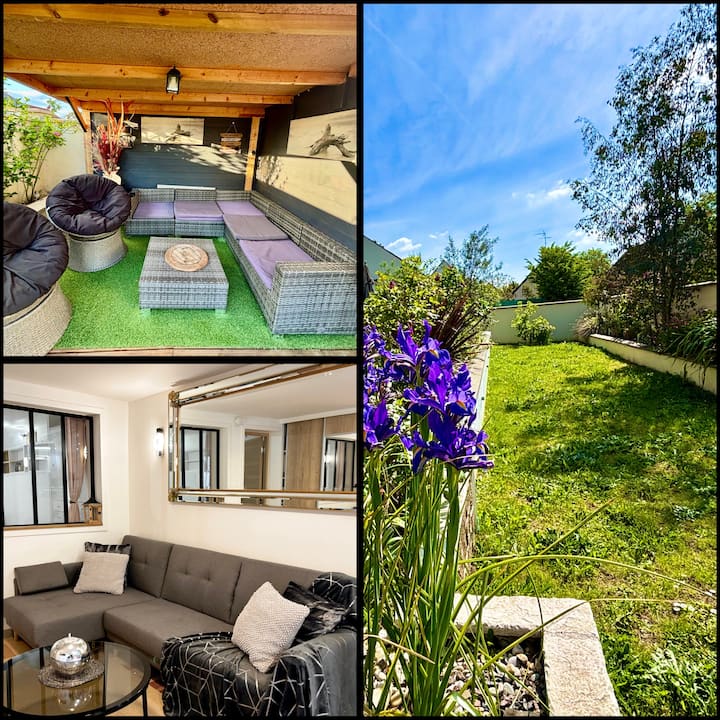 Superbe Appart  42m² - Terrasse En Bois Privative - Cergy