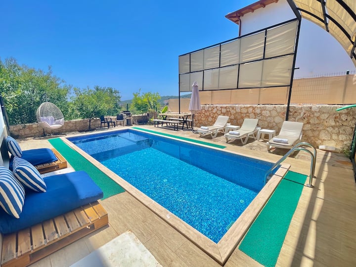Villa Atlas (Kasyazlik) ÖZel Havuzlu  Lüks Villa - Kaş