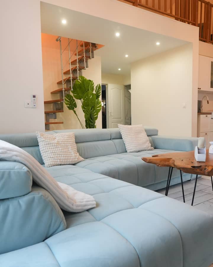 Loft Cosy Avec Sauna Et Jacuzzi - Sarcelles