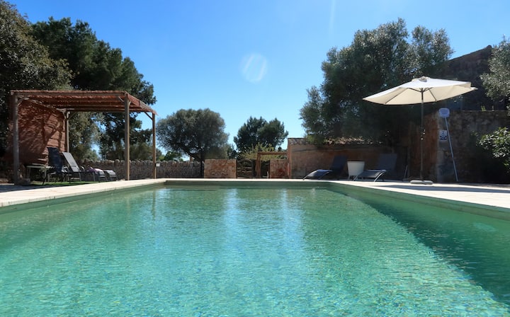 Son Vela, Casa Rural, Wifi, A/c Y Piscina - Campos