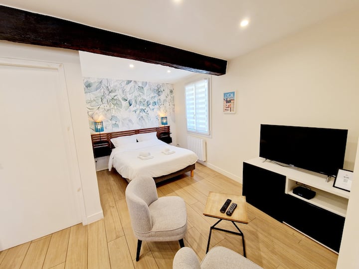 Studio Calme & Connecté Près De Lyon - Miribel