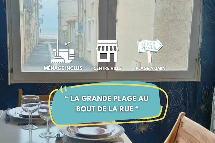 Le Colibri - Confort - 2/3pers - 100m Grande Plage - Le Château-d'Olonne