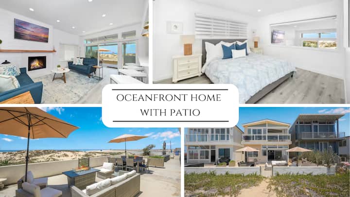 Brand New Lower Unit On Beach W/ Patio & Firepit - Costa Mesa, CA