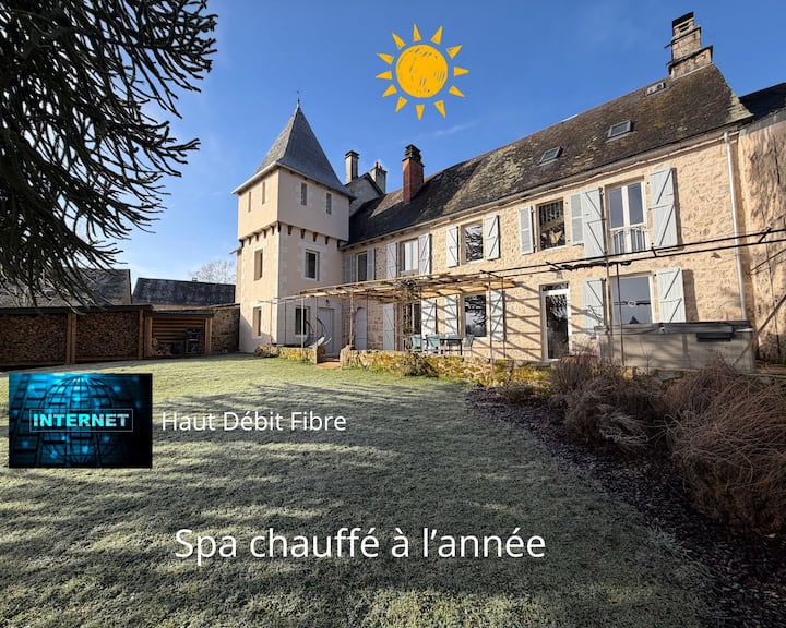 Gîte Spa Privatif Cheminée Idéal Couple & Famille - Corrèze