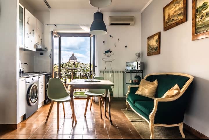 St Peter Dome View Vatican Apartment, Roma - Rome