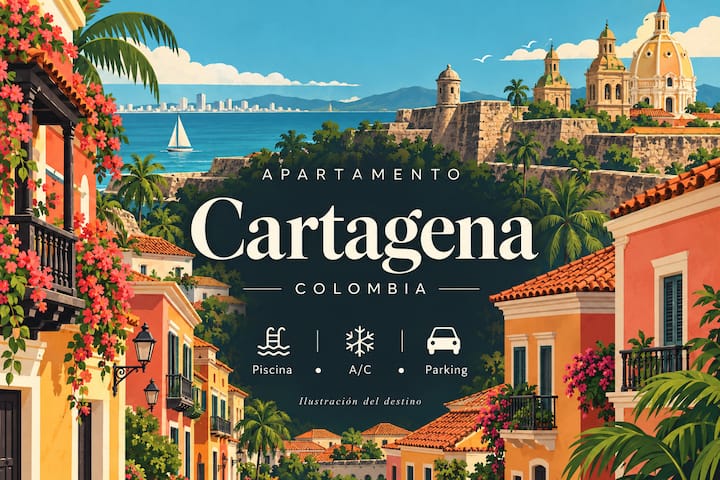 Apt Seaview+pool+ac+parking+balcony@cartagena - Cartagena de Indias