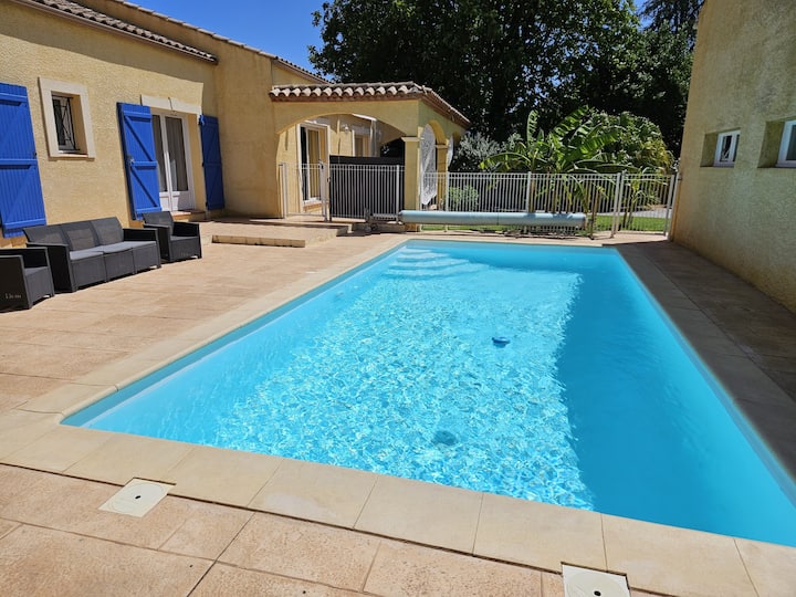 Appartement Cocooning Avec Jardin Et Acces Piscine - Calvisson