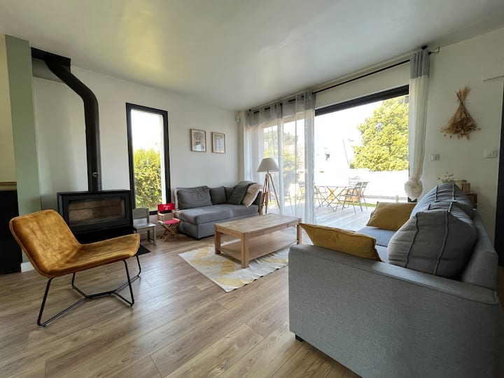 Maison Proche Plage, Entièrement Rénovée - Ploemeur