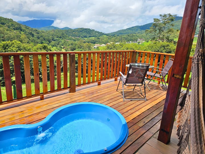 Cantinho Da Lua 1 Hidro C/ Cromoterapia E Piscina - Santo Antônio do Pinhal