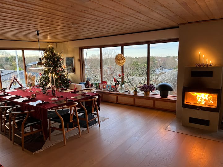 Stor Villa! Terrass Med Havsutsikt Och Kvällssol! - Kungsbacka