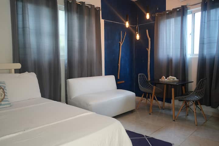 204|best Value: Wifi,ac,rooftop,gym & Beach Steps - Puerto Plata