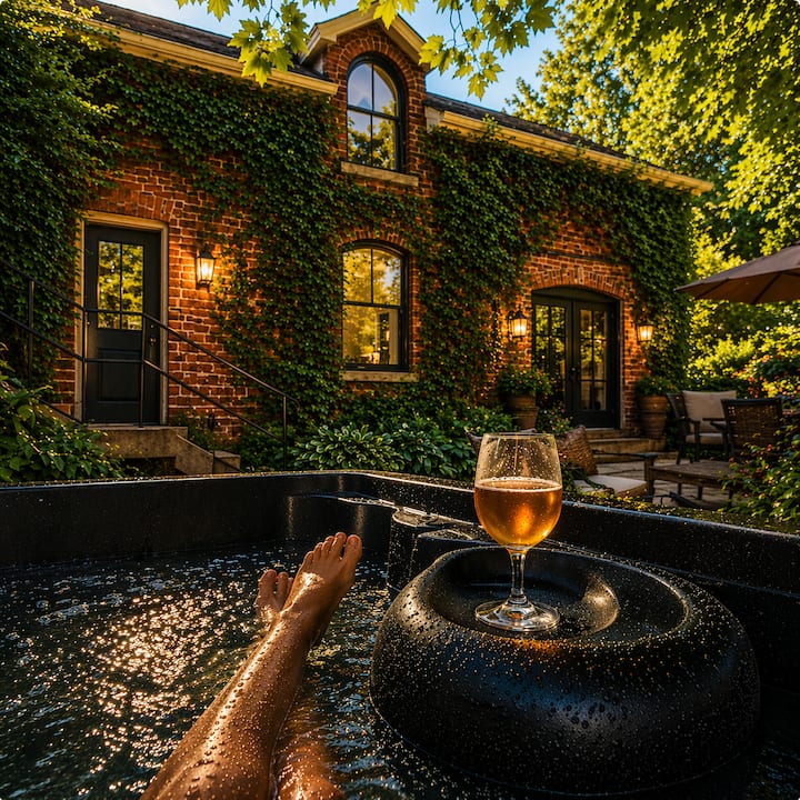 Forest Retreat: Couples Escape W Hot Tub Fireplace - Cobourg