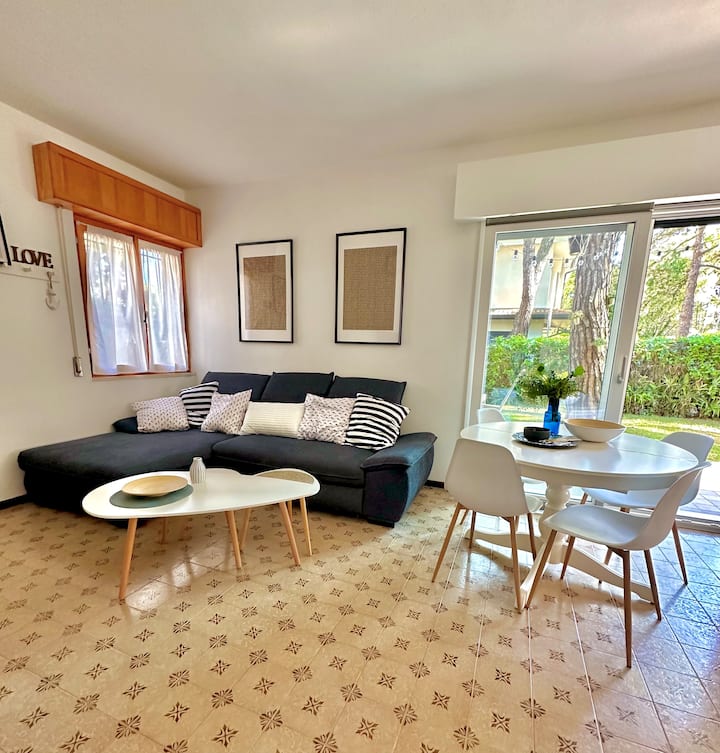 Blue Apartment In Blue And White Villa With Garden - Lignano Sabbiadoro