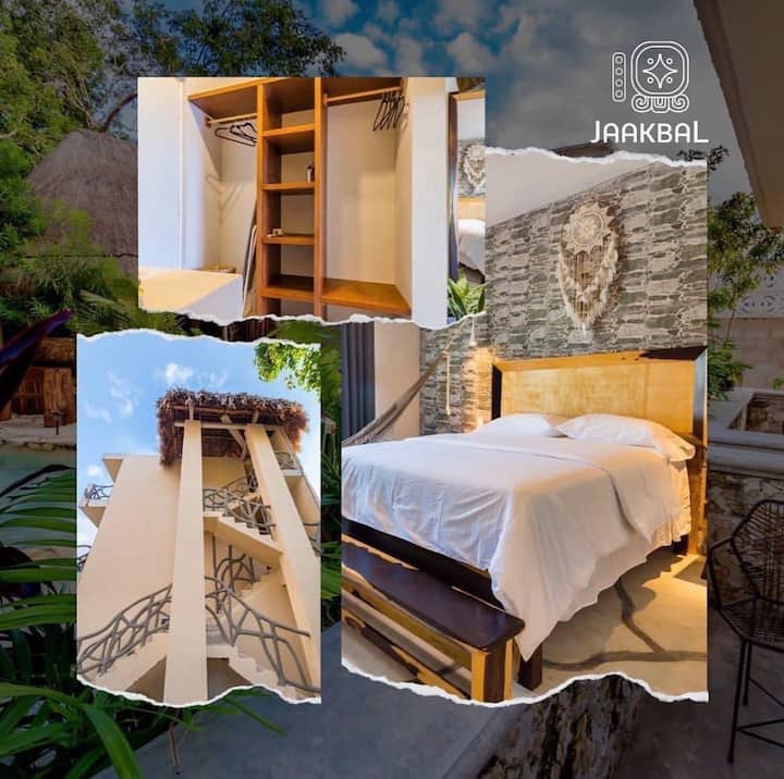 Tu Refugio Ideal- C/balcón Privado, Jardín+parking - Tulum