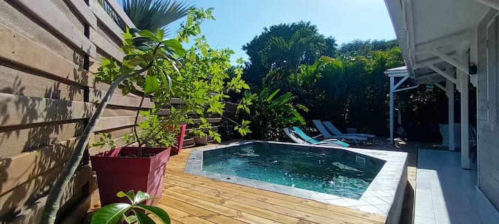 Maison Saint François « Fol Passion » Jacuzzi - Saint-François