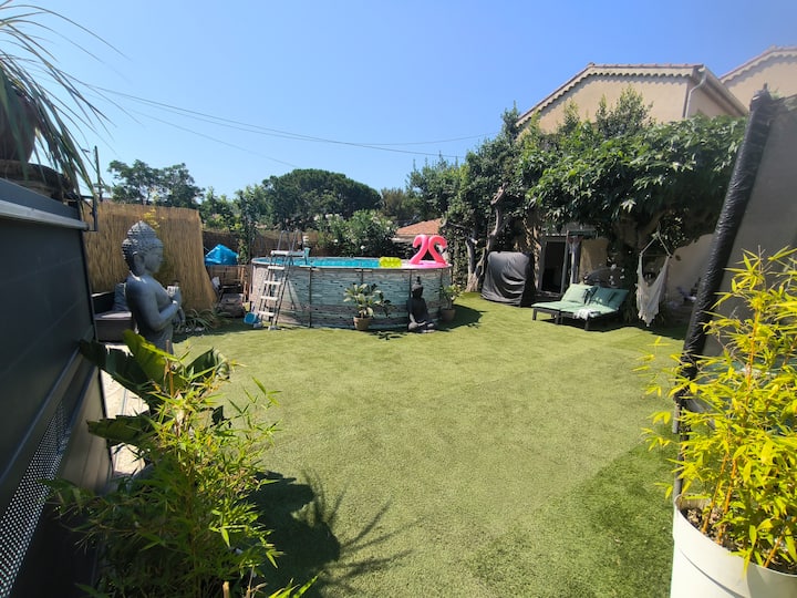 Maison Piscine Et Jacuzzi,  Mer à 15 Min à Pied - La Ciotat