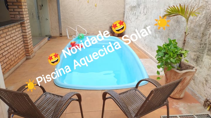 Casa Próximo Ao Park  E Piscina Aquecida Solar - Olímpia