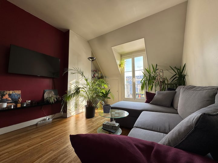 Séjour Cosy Sur Les Toits Des Batignolles - Parc de la Villette