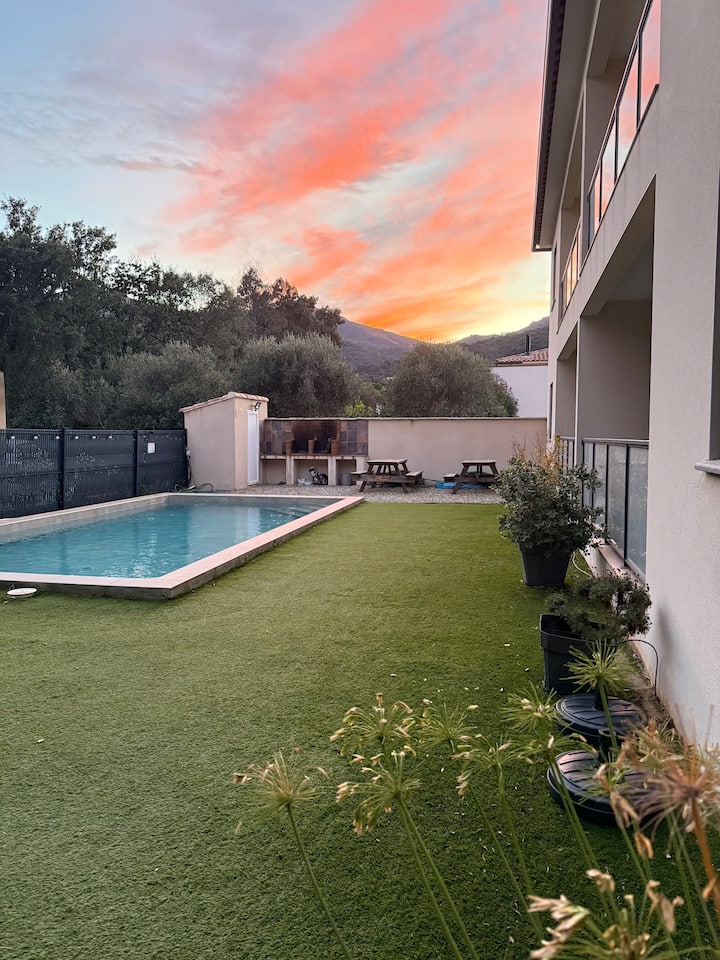 T3 Neuf Avec Piscine à Vescovato Casa L'alivetu 3 - Corsica