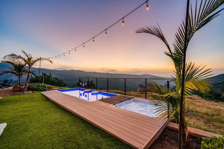 Hidden Vista Oasis With Spa, Pool, & Views - Bonsall, CA