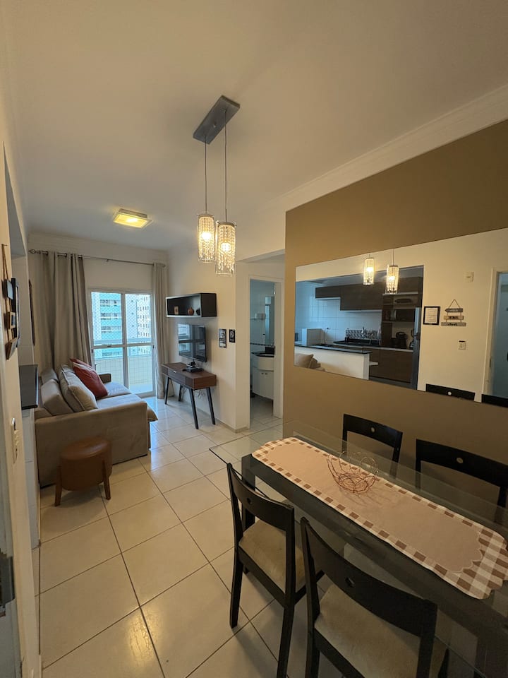 Canto Do Forte - Ar, Vaga, Piscina E Churrasqueira - Praia Grande