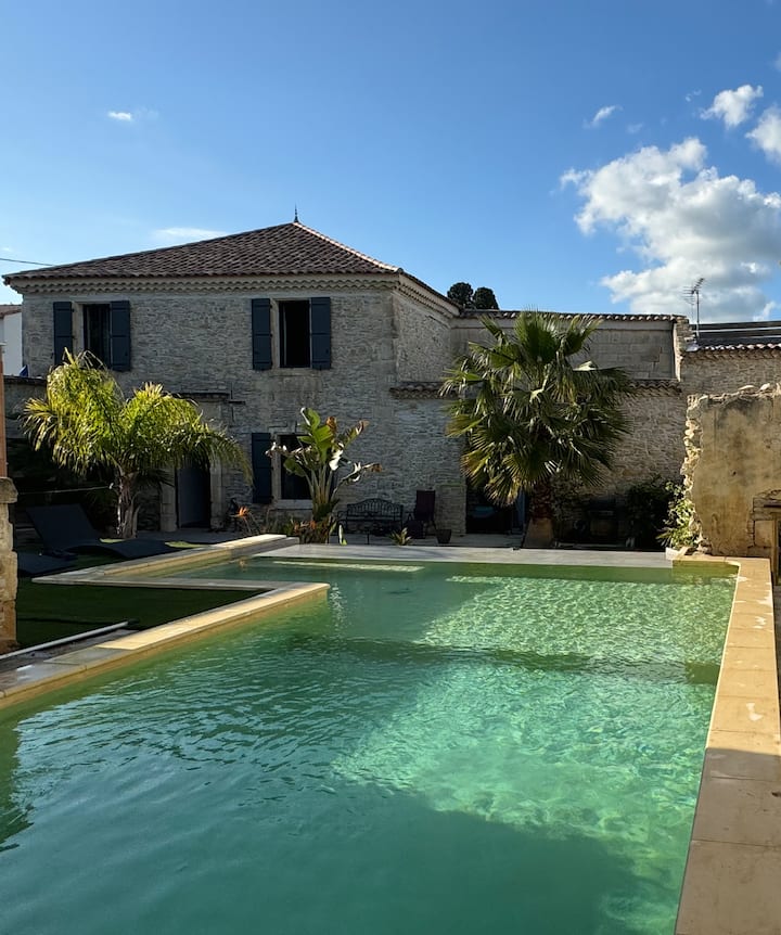 «La Maison Des Cailloux» Mas Du Xvii, Chambre 20m2 - Gard