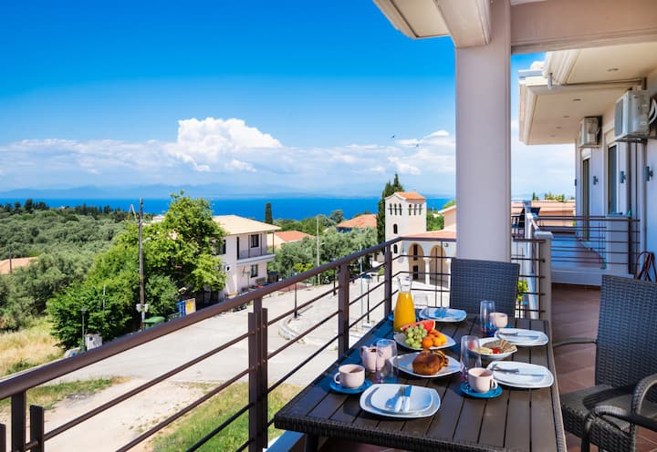 Cataleya Apartment With Sea View - Лефкас