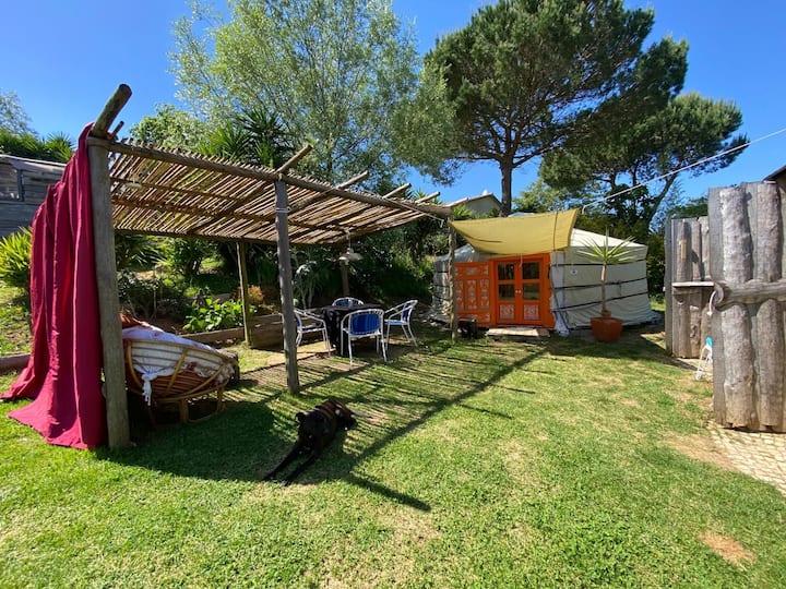 Lotus Yurt – Nature Glamping With Valley Views - Alcobaça