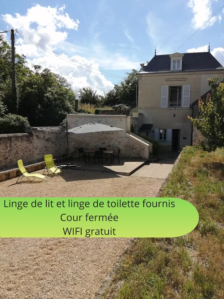 Maison Atypique Semi-troglodyte - Chinon