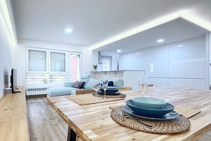 Plage Pescadoira, Terrasse, Garage, Wifi - Bueu