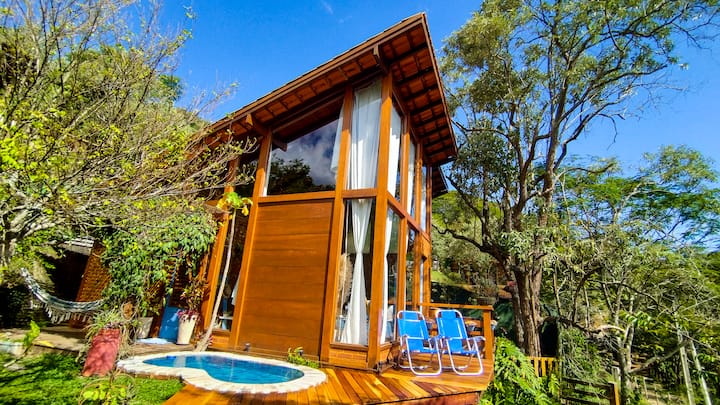 Cabana Vista Maria Comprida - Banheira E Piscina - Petrópolis