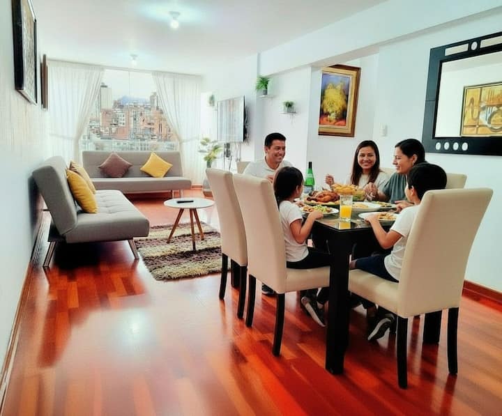E°| Zona Mall| Free Parking|laundry|4b 801 - Perú